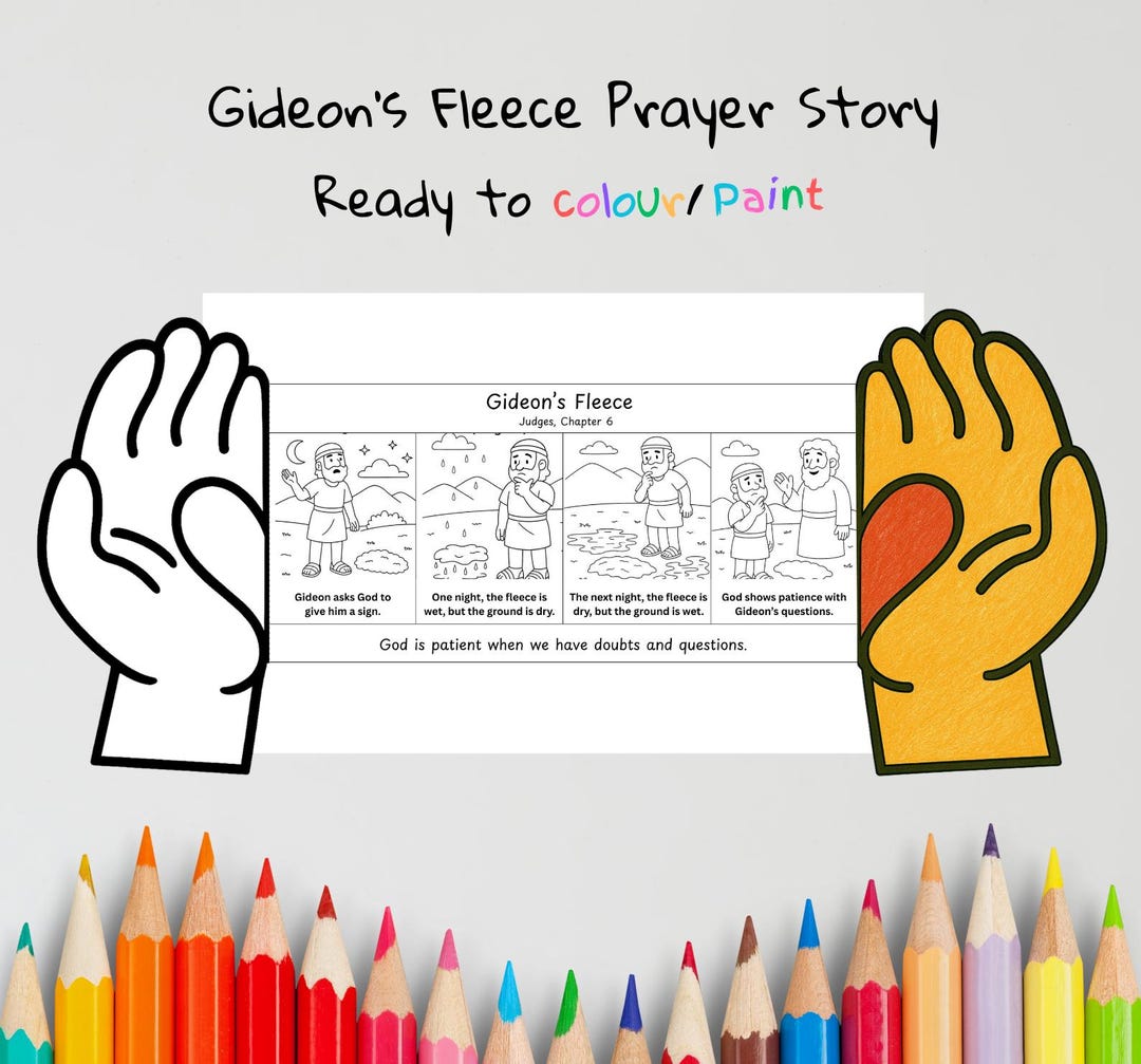 Gideon’s Fleece Prayer Hands Craft | Trusting God With Our Questions ...