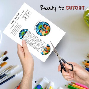 Adam and Eve Bible Craft | Kids Sunday School Activity | Bible Coloring ...