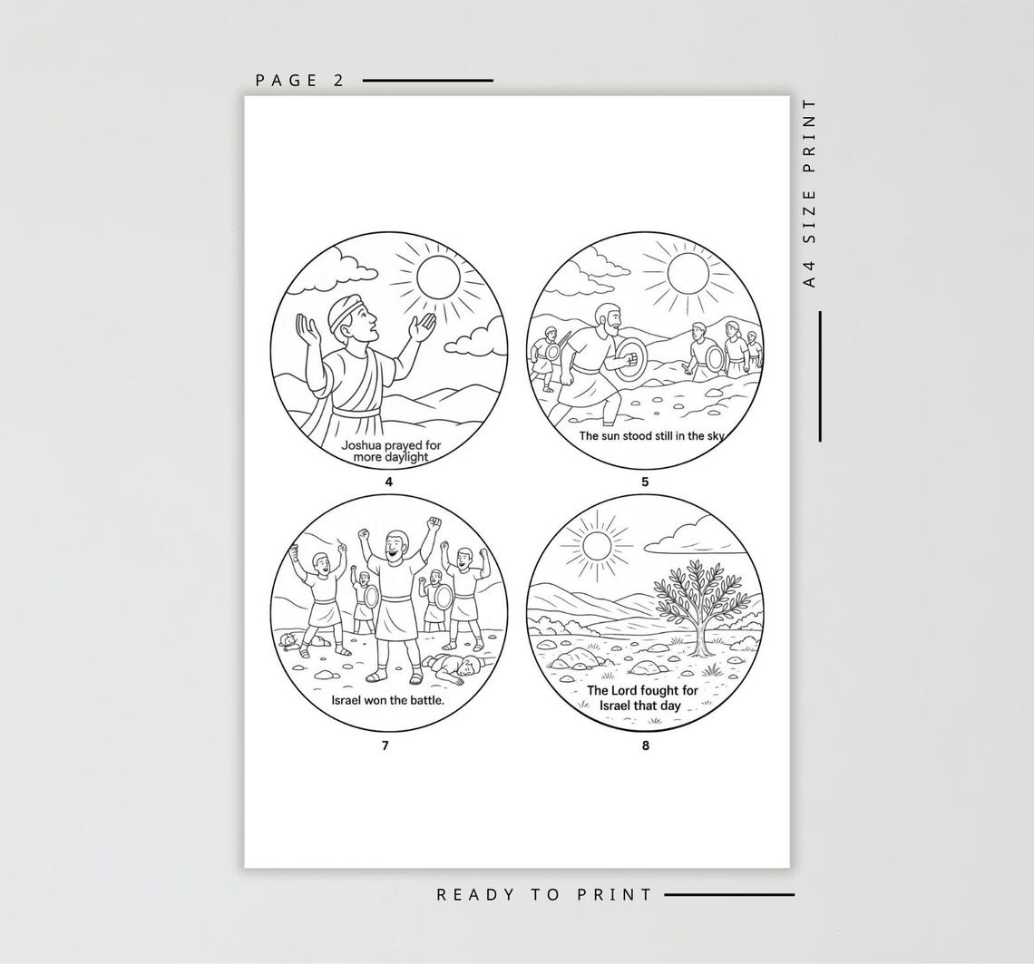 Joshua Commands the Sun to Stand Still (joshua 10) | 3D Bible Story ...