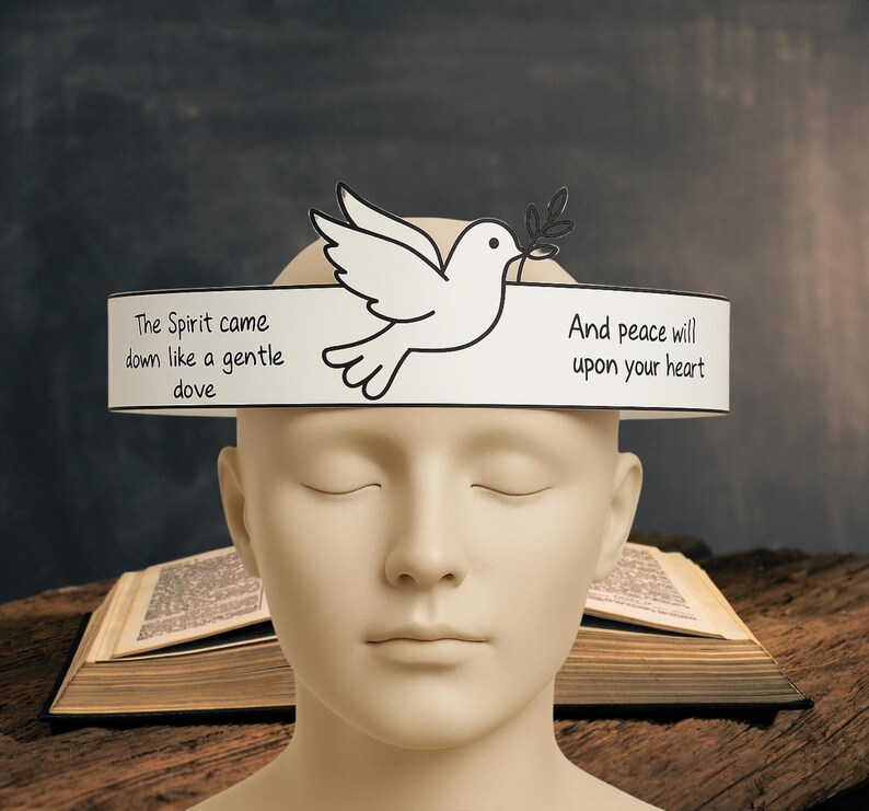 Dove of Peace Crown – Bible Craft for Kids – Sunday School Printable ...