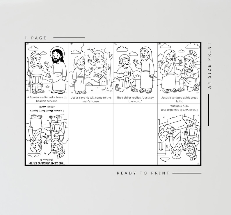 The Centurion’s Faith Bible Craft | Kids Sunday School Activity | Bible ...