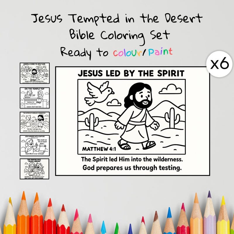 Jesus is Tempted Crafts - Etsy