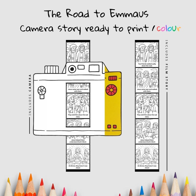 Road to Emmaus Print - Etsy