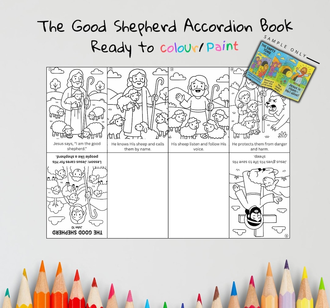 The Good Shepherd Bible Craft | Kids Sunday School Activity | Bible ...