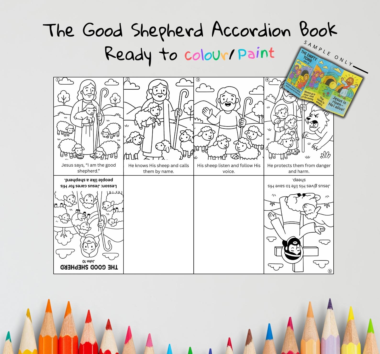 The Good Shepherd Bible Craft | Kids Sunday School Activity | Bible ...
