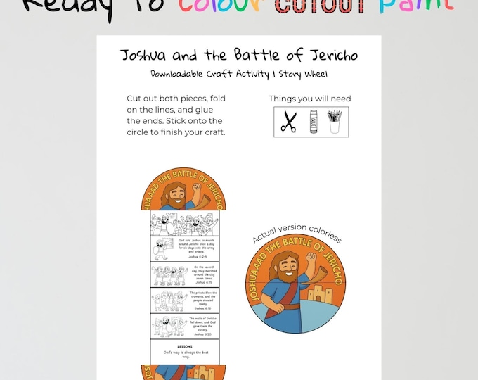 Joshua and the Battle of Jericho, Bible Story for Kids, Sunday School ...