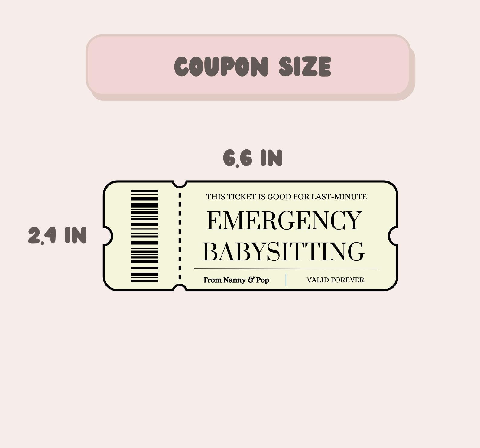 Editable Babysitting Coupons – DIY Gift From Grandparents | Baby Shower ...
