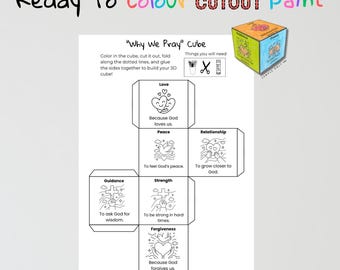 Prayer Toolkit Craft for Kids | Printable Christian Prayer Activity ...