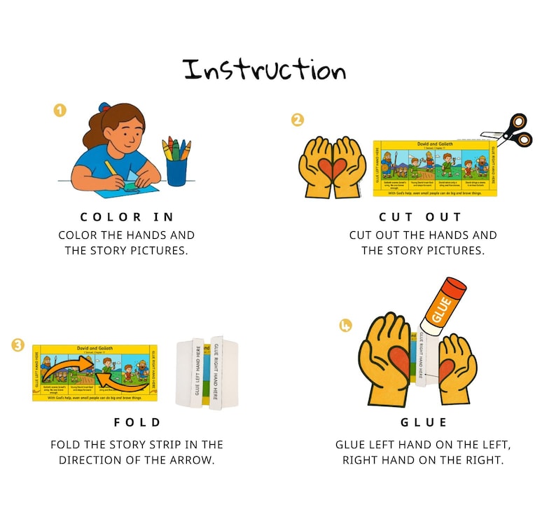 Road to Emmaus Prayer Hands Craft | Jesus Reveals Himself Lesson ...