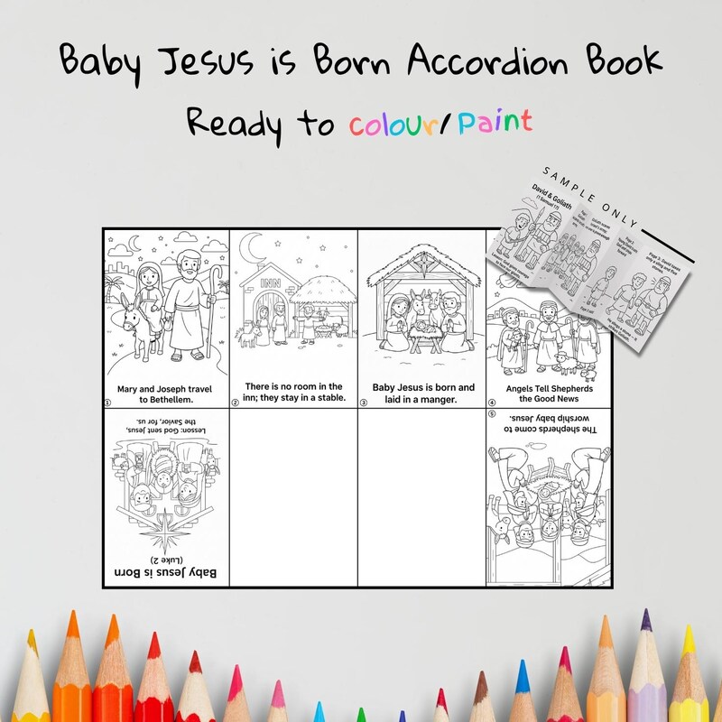 Jesus is Born Clipart - Etsy