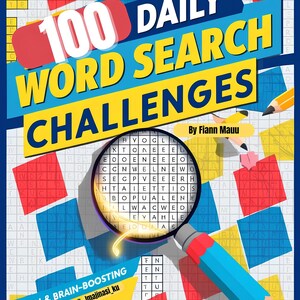 100 Daily Word Search Challenges: A Fun & Engaging Puzzle Book for All ...