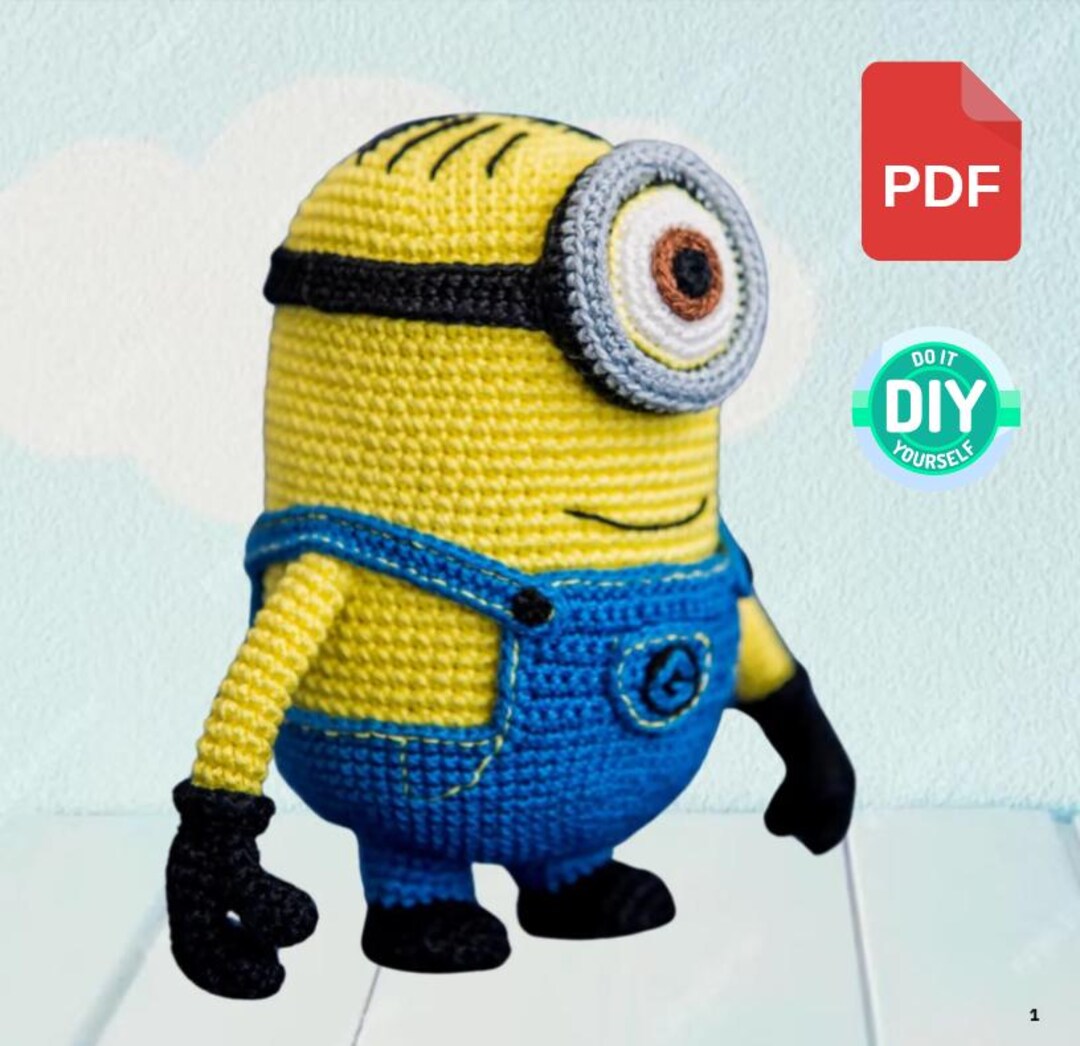 Amigurumi Minion Crochet Pattern | DIY Despicable Me Toy | Instant ...