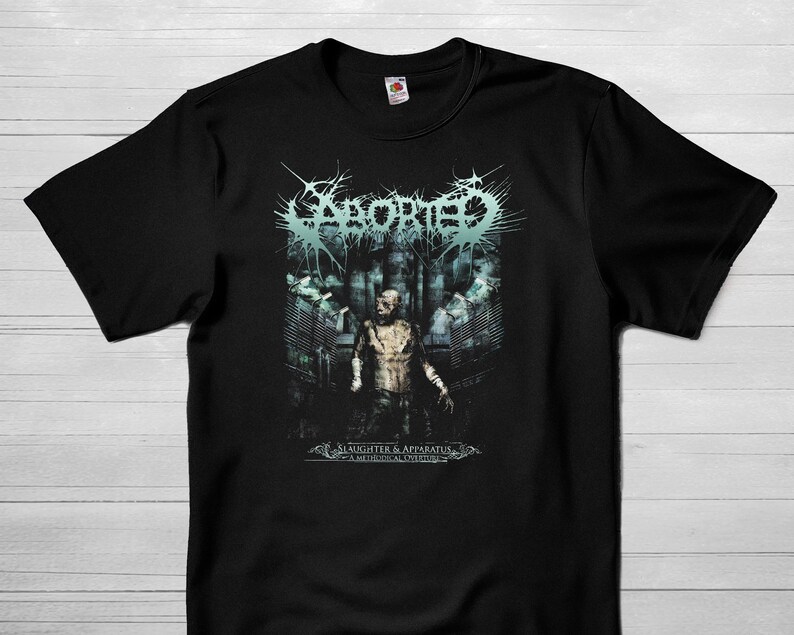 Aborted - Slaughter & Apparatus | Band T-shirt | Metal Concert Shirt ...