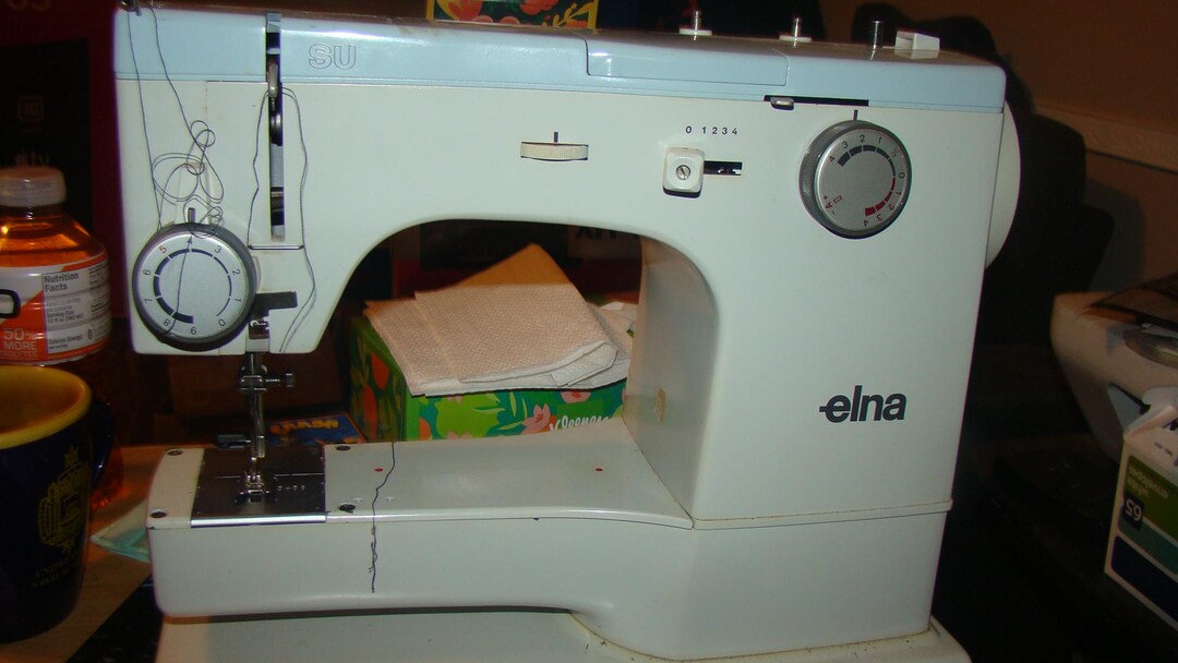 Elna Su 62C Sewing Machine With Pedal and Metal Case - Etsy