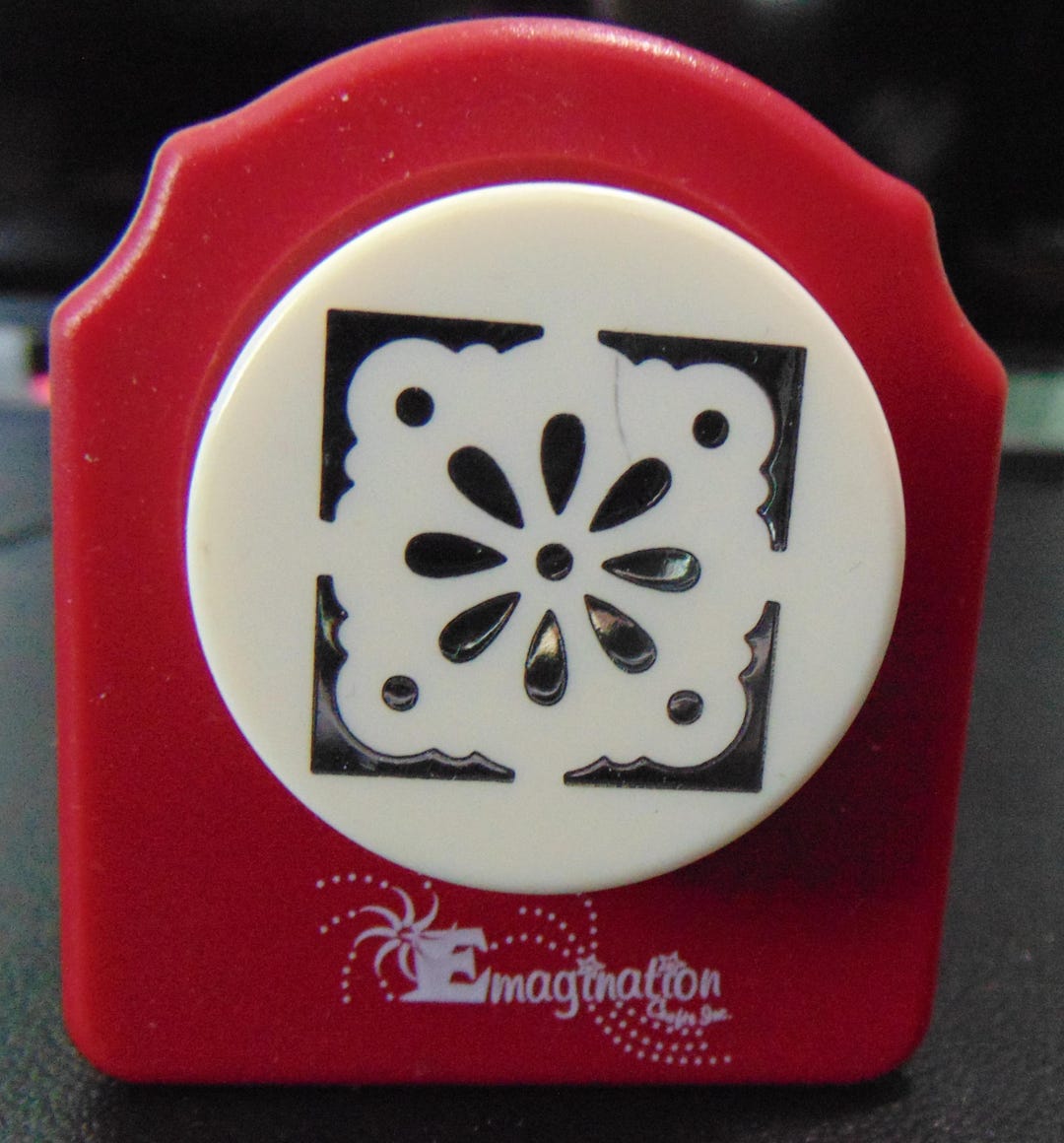 Emagination Scrapbook Metal Flower Stamp Hole Punch - Etsy