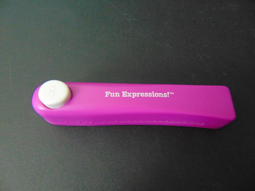 Fun Expressions Button Round Metal Hole Punch - Etsy