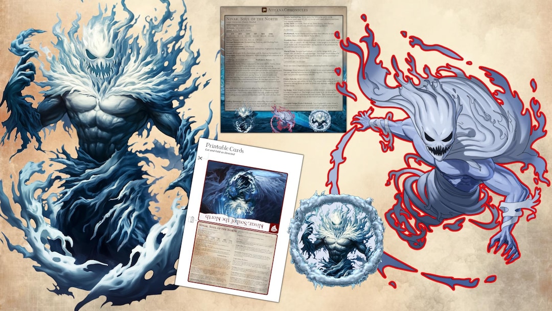 Custom Made DND TTRPG Monster, Bespoke D&D Monsters With VTT and ...