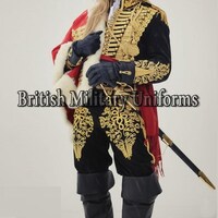 Cosplay Javert Costume - Black Military Les Miserables Javert Jacket ...