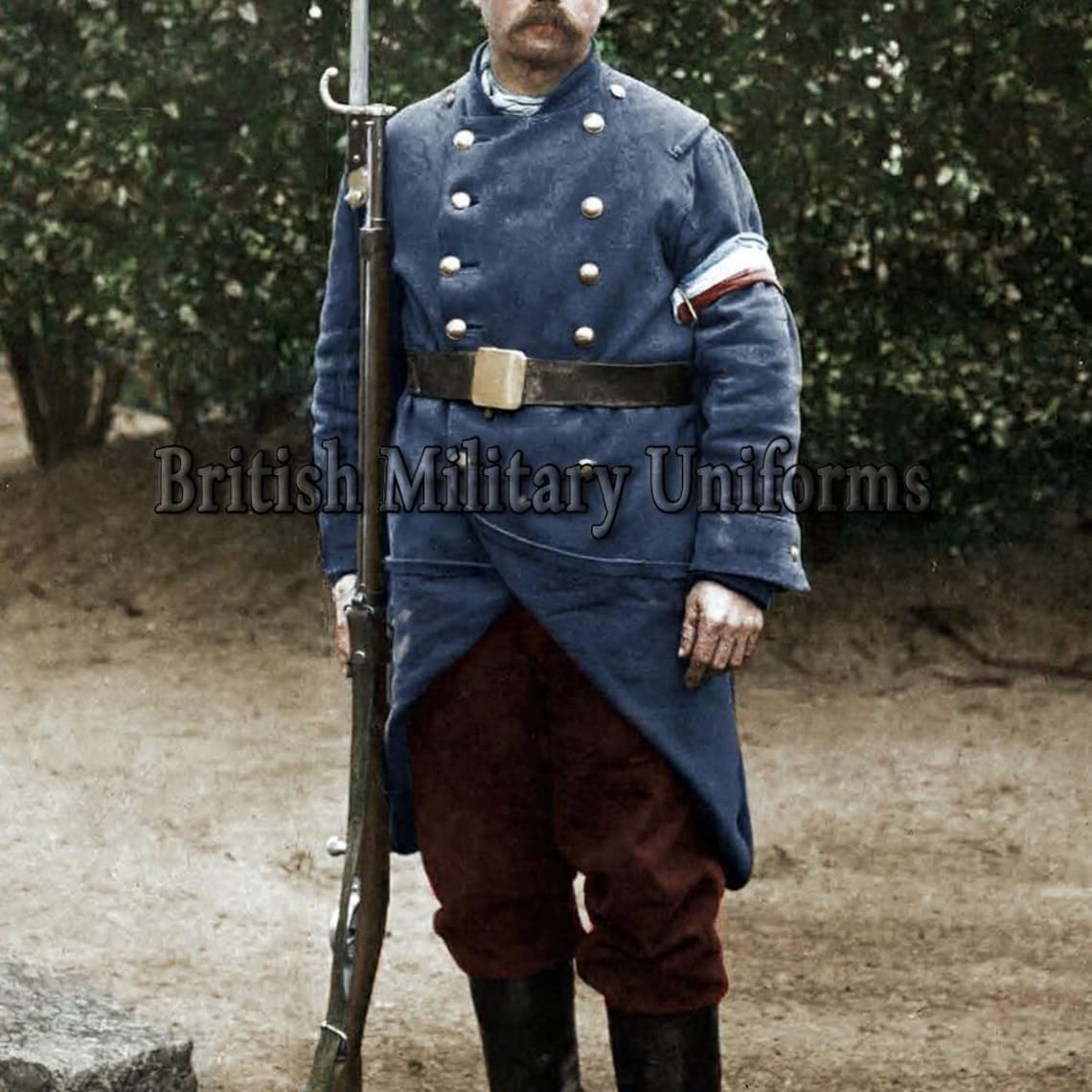 French WWI Military Uniform, Blue Wool Infantry Jacket - Etsy