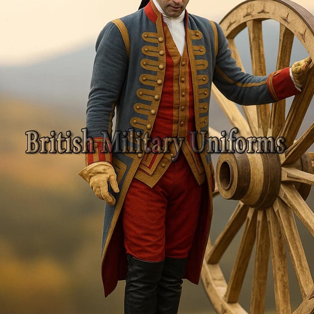 18th Century Military Frock Coat, Continental Army Officer’s Coat ...