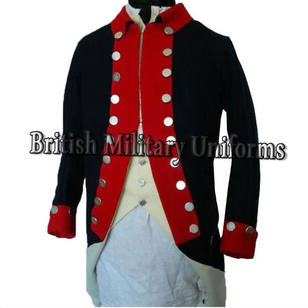 Revolution War Coat, American Soldier Coat, Colonial Jacket ...
