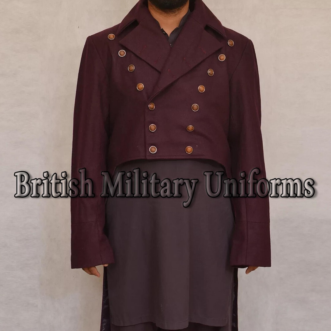 Regency Tailcoat, Men 19th Century Coat, Victorian Tailcoat, Handmade ...