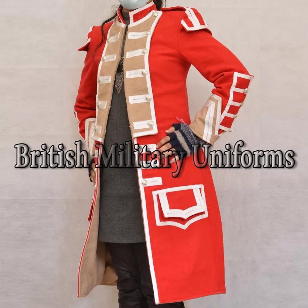 British Military Jacket, 40th Foot Regt Frock Coat, Revolution War ...