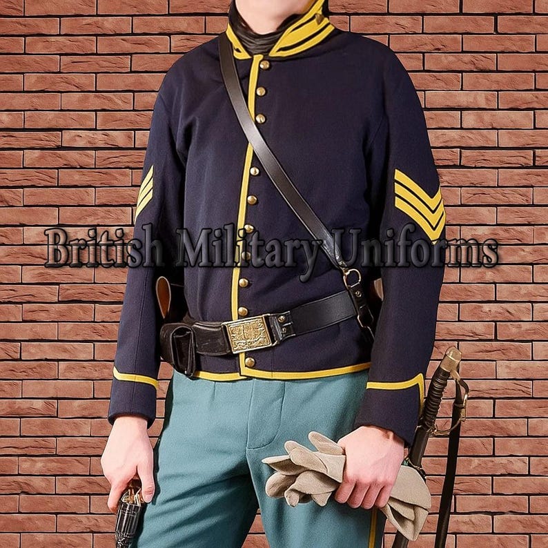 Men's Union Army Wool Coat: Civil War Reenactment Jacket - Etsy