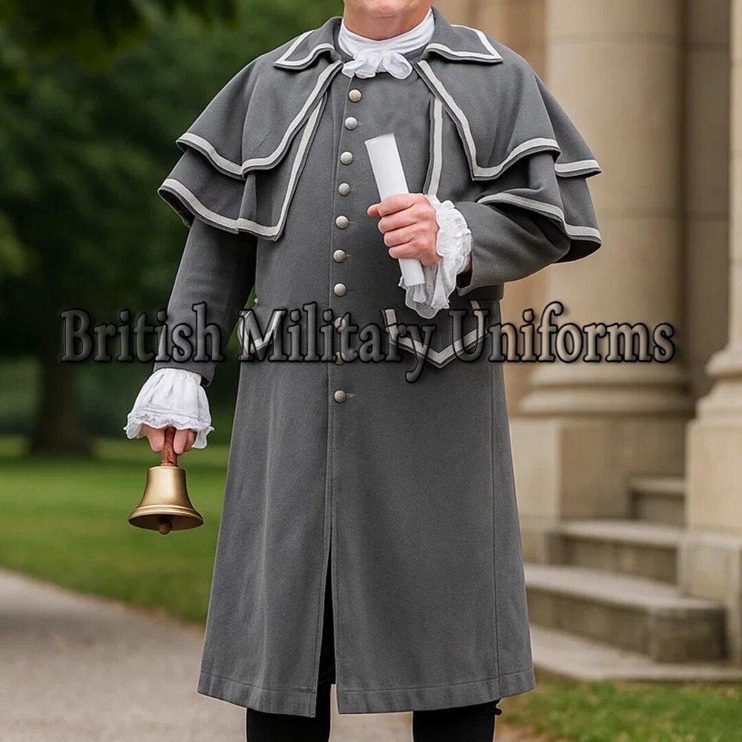 Victorian Inverness Wool Cape Coat: Steampunk Cavalry Overcoat - Etsy