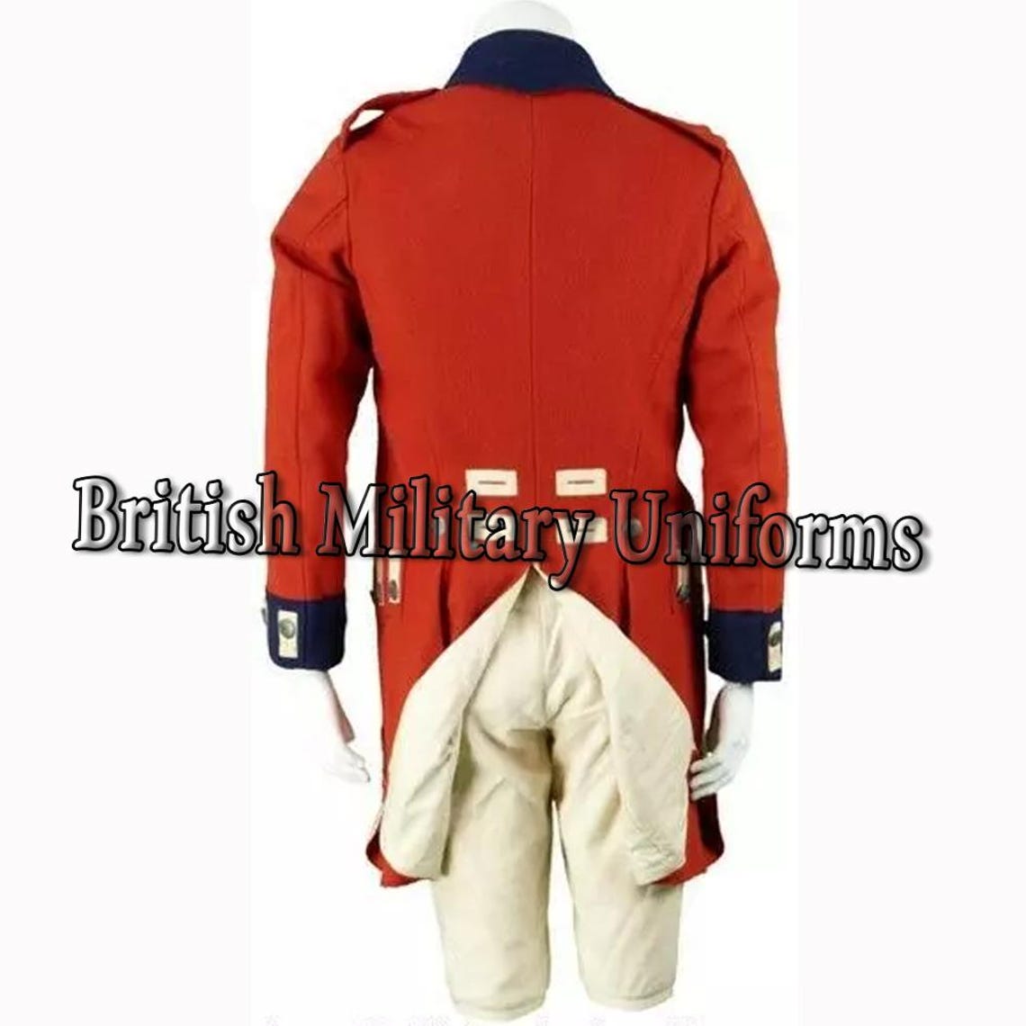 18th Revolutionary War Coat, Colonial War Uniform, British Army Uniform ...