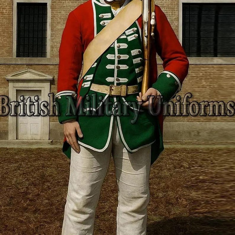 Handmade Wool British Infantry Uniform - 18th Century Red Coat - Etsy