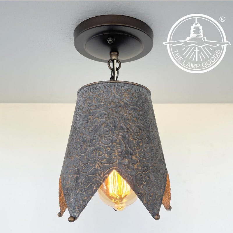 Hand Crafted Ceiling Lamp - Etsy