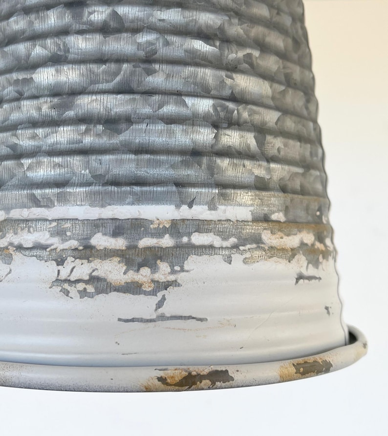 Distressed LARGE Corrugated FARMHOUSE BARN Metal Galvanized Rustic ...