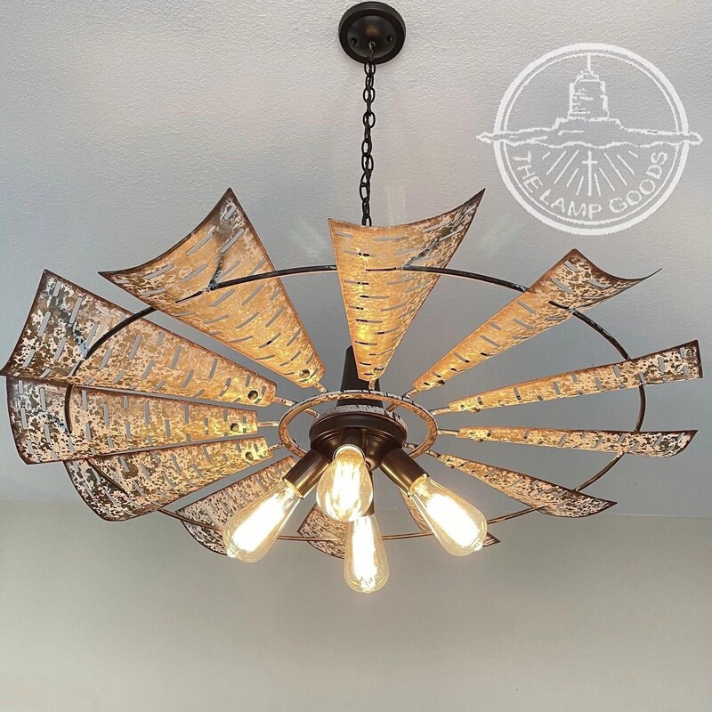 Windmill Ceiling Fan With Lights - Etsy