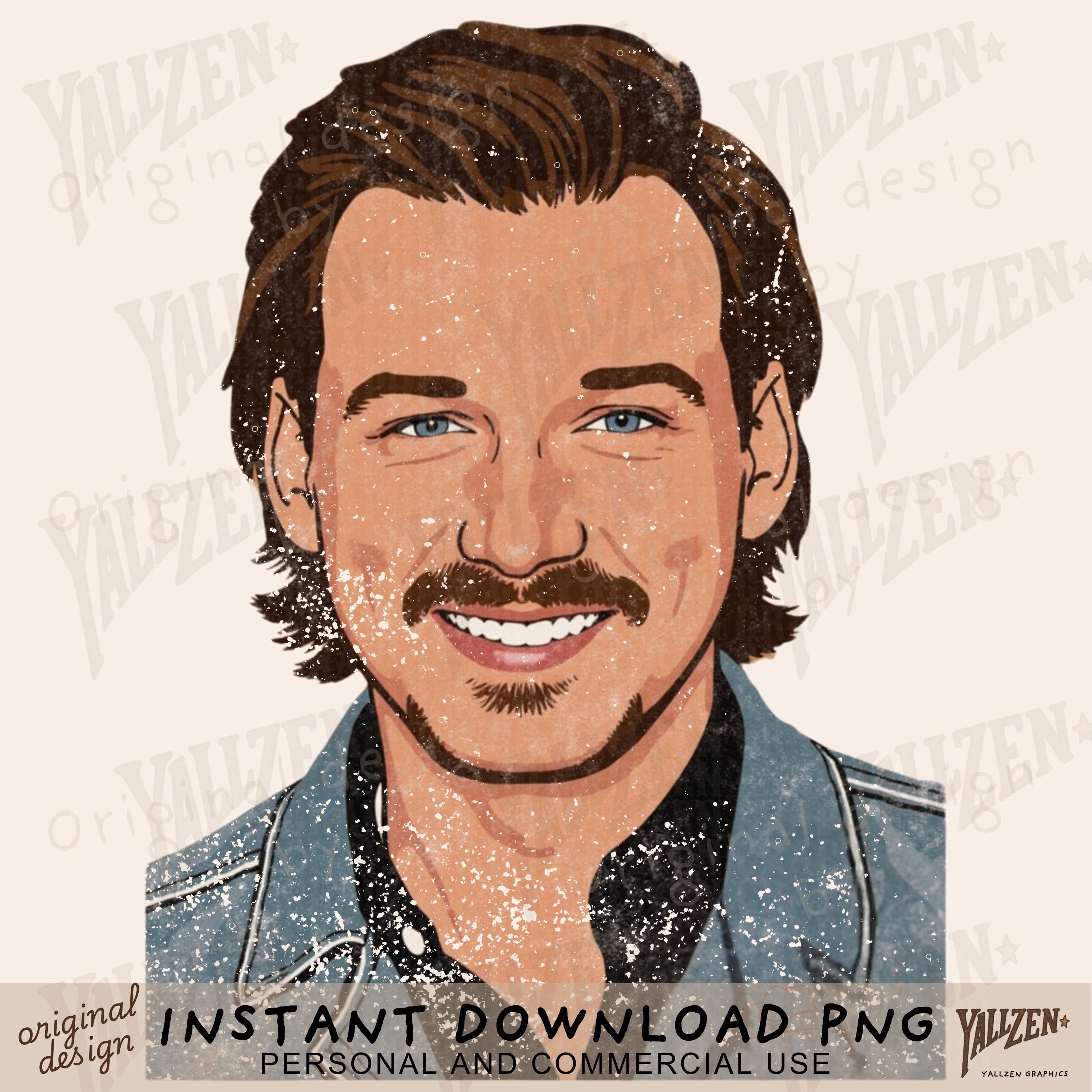 Morgan Country Singer PNG, Mullet Cowboy Clipart, Southern Music Star ...