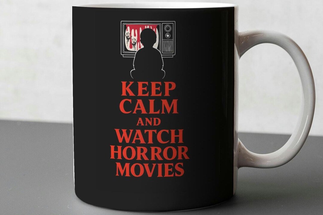 Personalized Horror Movie Mug: Static TV Creepy Child Design - Etsy