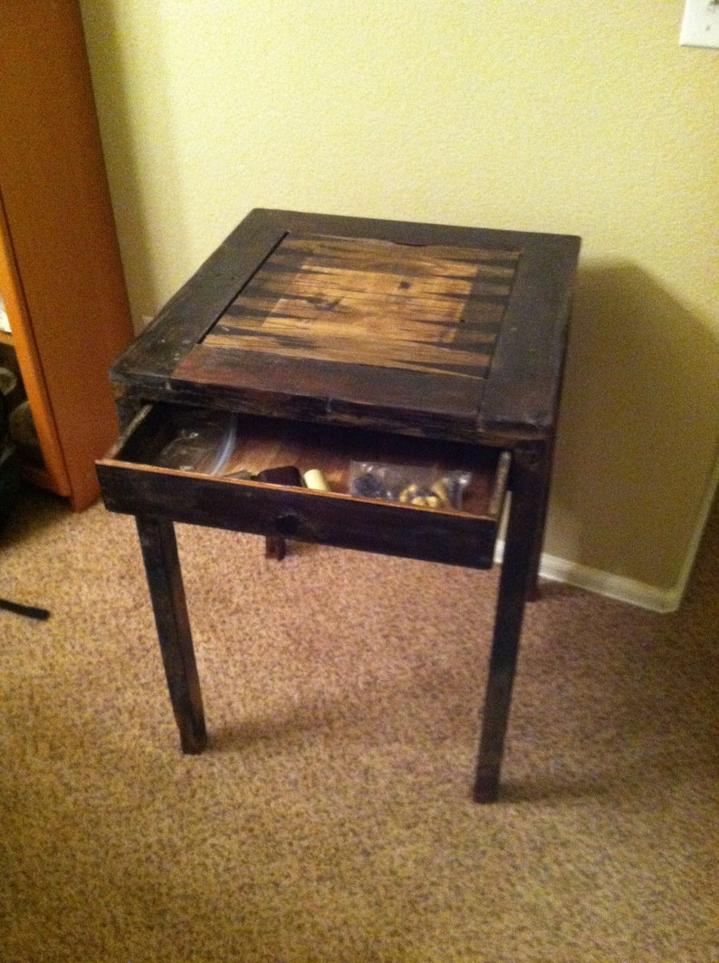 Chess/ Backgammon Table | Etsy