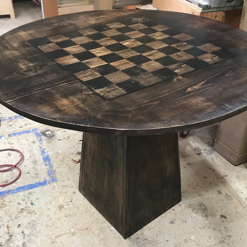 Chess Table Furniture - Etsy