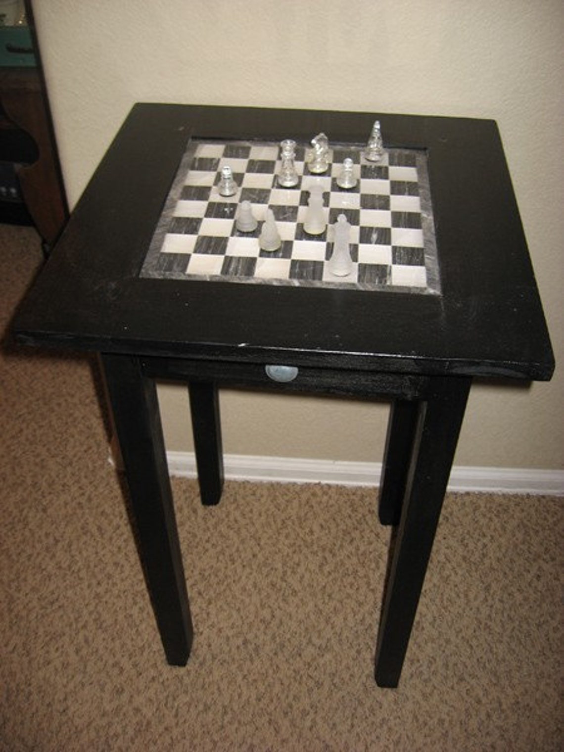 Custom Made Chess Tables | Etsy