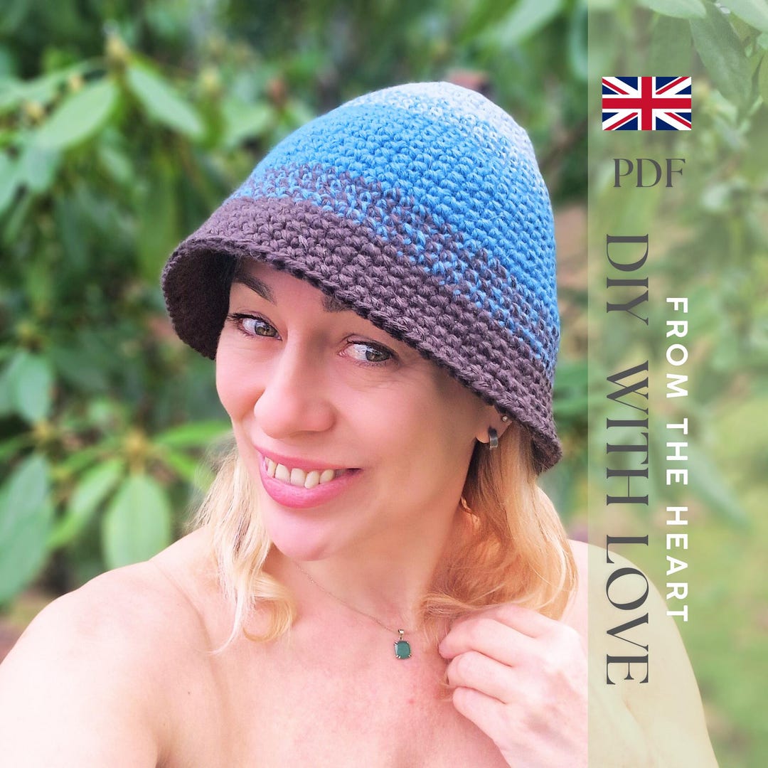 Crochet Sauna Hat Pattern S/M: Beginner-friendly Wool Cap (PDF Guide ...