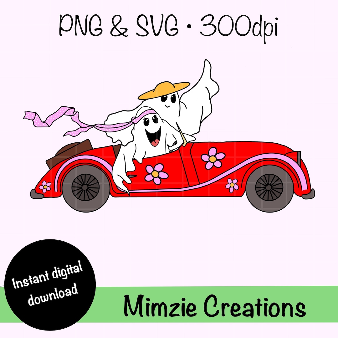 Ghosts Girls Trip SVG & PNG: Spooky Summer Halloween Clipart - Etsy