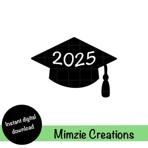 Graduation Cap 2025 SVG and PNG Design, Svg File for Cricut ...