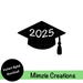 Graduation Cap 2025 SVG and PNG Design, Svg File for Cricut ...