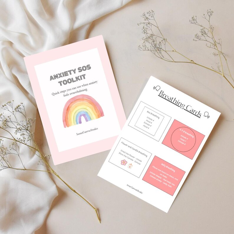 Anxiety SOS Toolkit | Printable Coping Skills Worksheets & Calm Posters ...