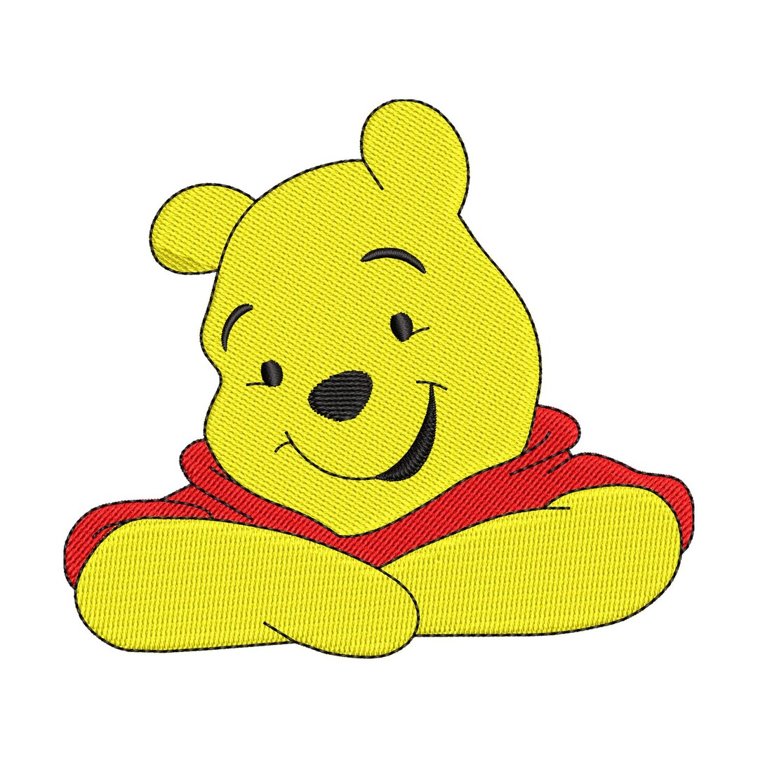 Winnie the Pooh Embroidery Design, Pooh Embroidery Machine File, Winnie ...