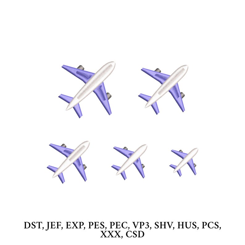 Travel Icons Embroidery Design Bundle, Airplane, Earth, Suitcase ...