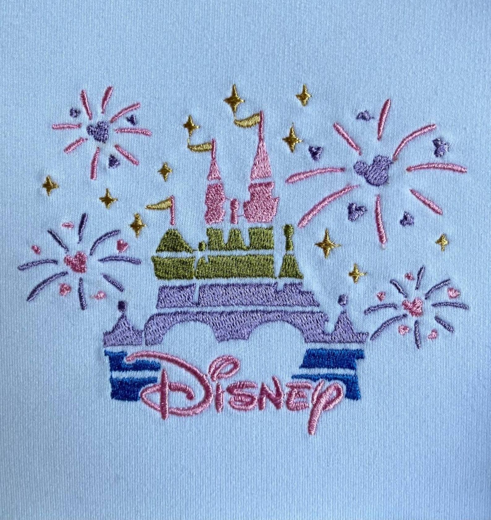 Disney Castle Embroidery Design, Magic Castle Embroidery Machine File ...