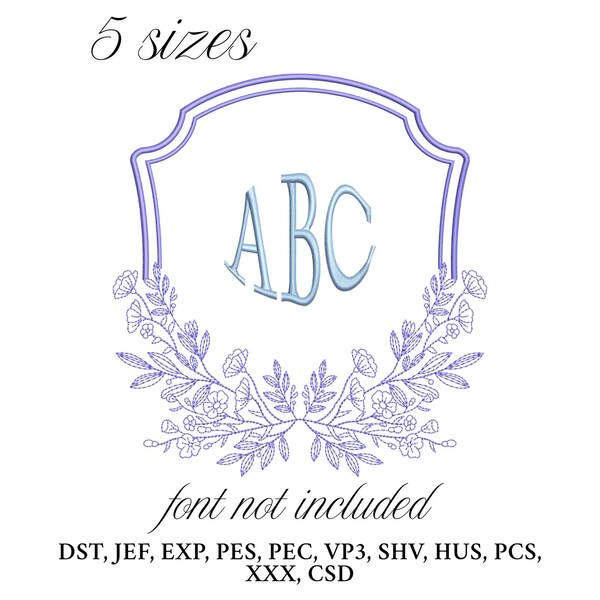 Monogram Crest - Etsy