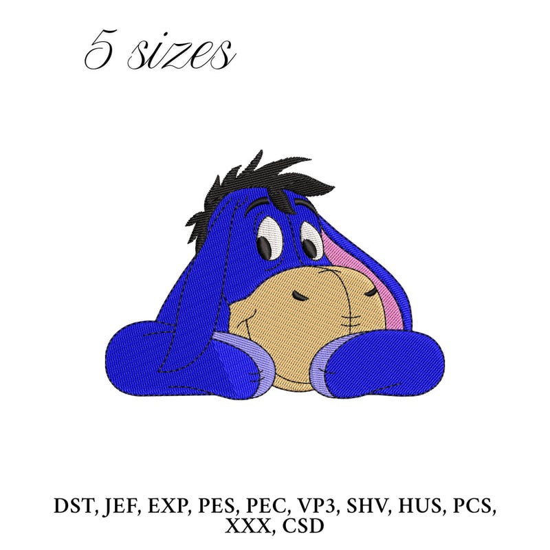 Eeyore Embroidery - Etsy