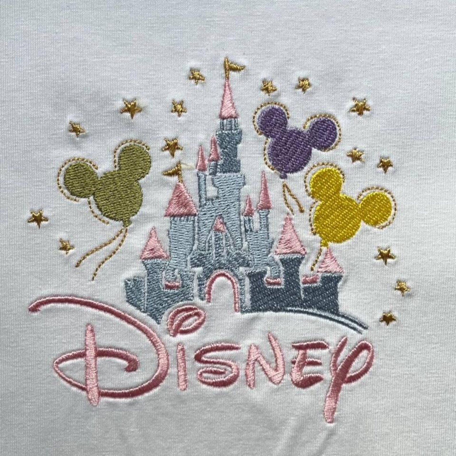 Disney Castle Embroidery Design, Magic Castle Embroidery Machine File ...